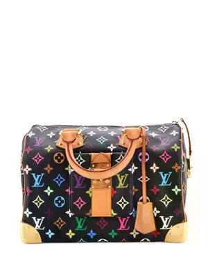 LOUIS VUITTON Capucines Satchel Bag - Black