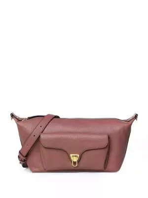COCCINELLE Medium Beat Generation Grained Leather Shoulder Bag - Pink