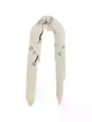 P.a.r.o.s.h Wallaby Floral-knit Scarf