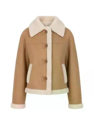 P.a.r.o.s.h Montana Shearling-trim Jacket