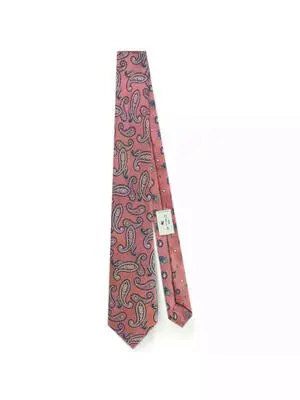 Etro Paisley-jacquard Tie - Pink