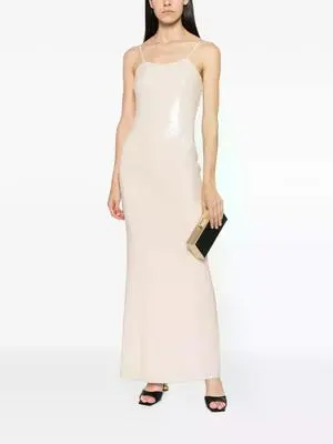 Patrizia Pepe Sequin-embellished Maxi Dress