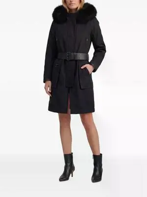Prada Belted Hooded Coat