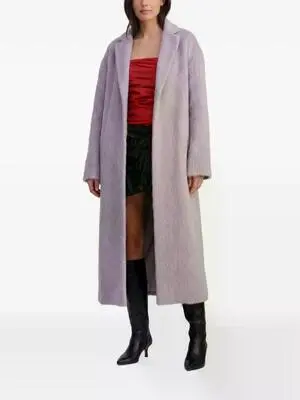 ALBERTO ZAMBELLI Notched-lapels Textured Coat