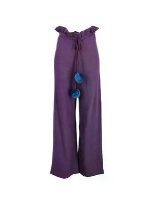 Kenzo Pompom-detail Drawstring Trousers