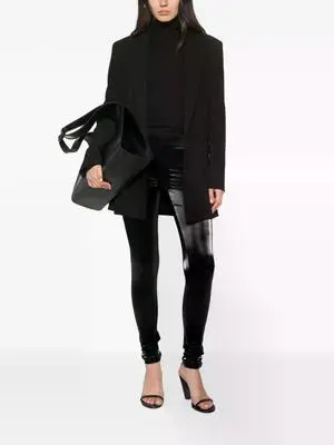 Patrizia Pepe Coated Leggings