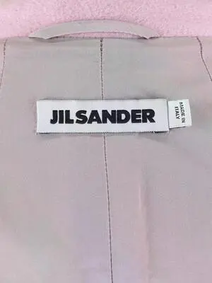 JIL SANDER Funnel-neck Wool Coat