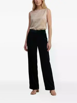 FERRAGAMO Velvet Trousers - Black