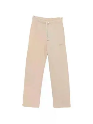 AUTRY Logo-embroidered Drawstring Track Pants - Neutrals