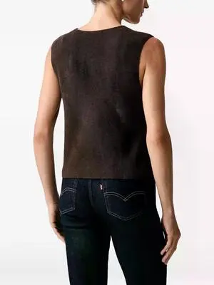 Marc O'polo Ribbed-knit V-neck Top