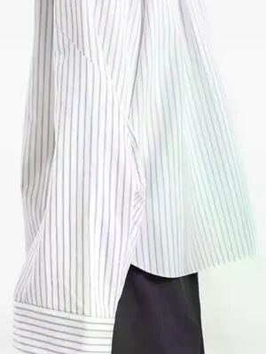 Sacai Vertical Stripe Classic Collar Shirt