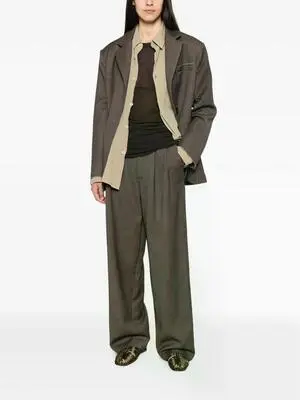 ELEH Single-breasted Blazer With Notched Lapels