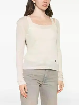 Patrizia Pepe Long Sleeve Layered Top