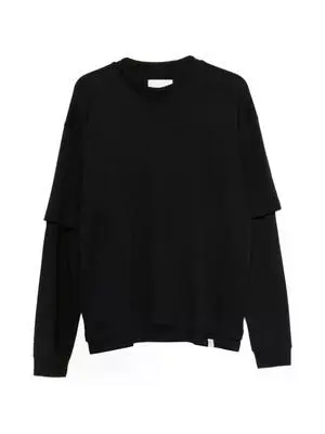WOC Orange Layered Long-sleeve T-shirt - Black