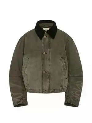 6397 Canvas Corduroy-collar Jacket
