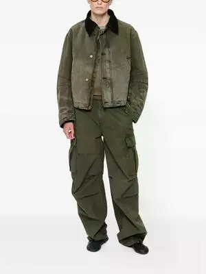 6397 Canvas Corduroy-collar Jacket