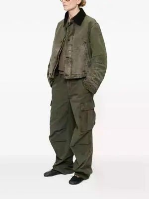 6397 Canvas Corduroy-collar Jacket