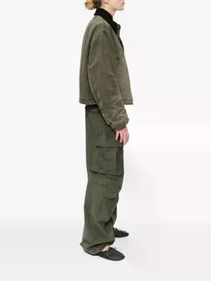 6397 Canvas Corduroy-collar Jacket