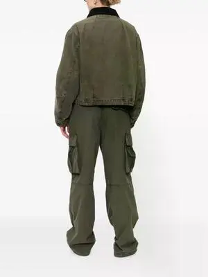 6397 Canvas Corduroy-collar Jacket