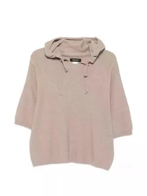 Fabiana Filippi Knitted Drawstring Hoodie