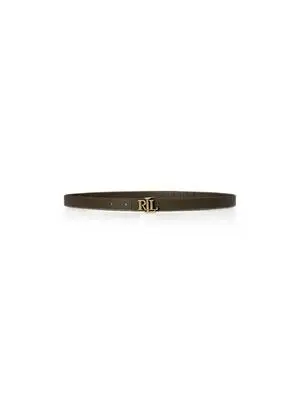 Ralph Lauren Logo-buckle Leather Belt - Brown