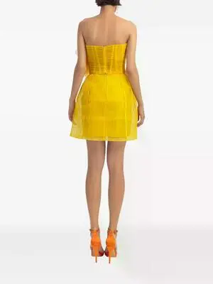 GEMY MAALOUF Ruffled Tulle Corset