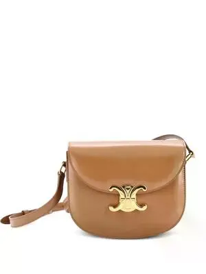 Celine Triomphe Shoulder Bag - Brown