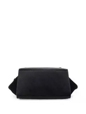 Celine Tricolor Trapeze Bag Satchel - Black
