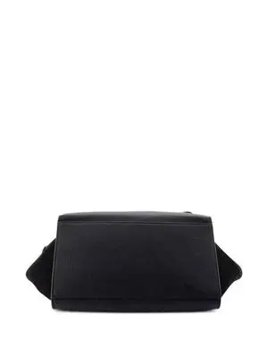 Celine Tricolor Trapeze Bag Satchel - Black