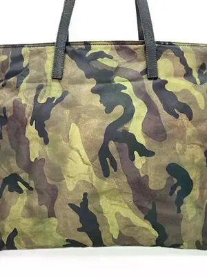Prada 2010s Camouflage-print Tote Bag