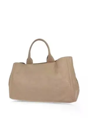 Prada 2012 Canapa Leather Tote Bag