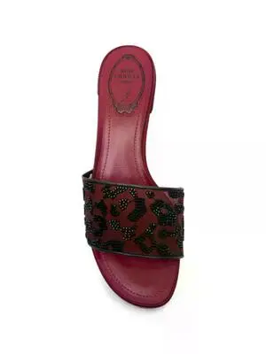 Rene Caovilla Allura Leopard-print Sandals