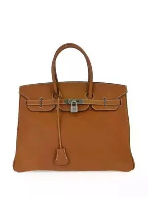 Hermès 2009 35 Birkin Togo-leather Tote Bag - Brown