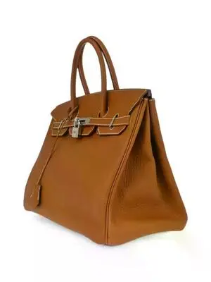 Hermès 2009 Togo Leather Birkin Tote Bag - Brown