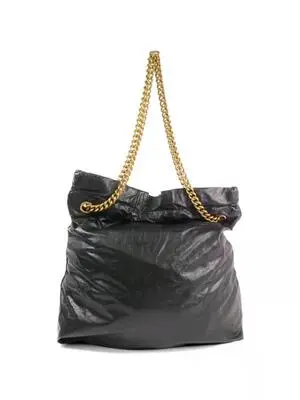 Balenciaga Crush Chain Shoulder Bag - Black