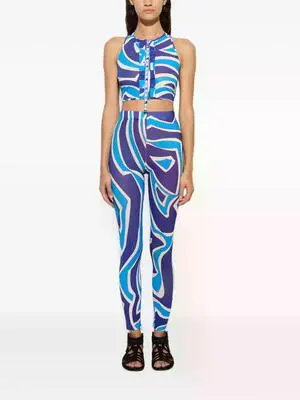 Emilio Pucci Labirinto-print Leggings