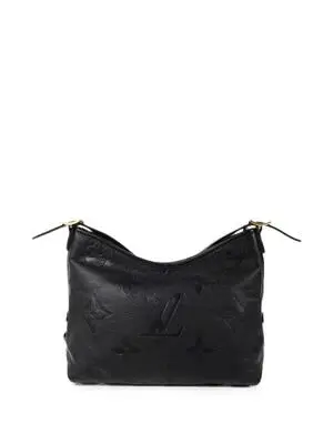 LOUIS VUITTON Carryall Pm Monogram Empreinte Shoulder Bag - Black