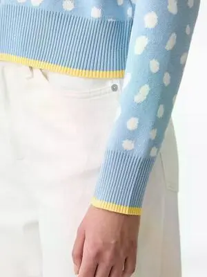 NEVER FULLY DRESSED Polka-dot Button-up Cardigan