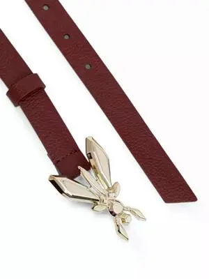 Patrizia Pepe Fly Buckle Leather Belt - Red
