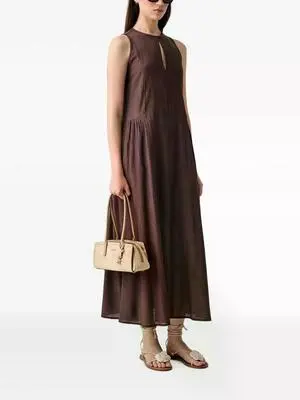 VICOLO Key-hole Midi Dress