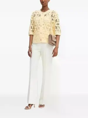 MORGAN Crochet-knit Cardigan