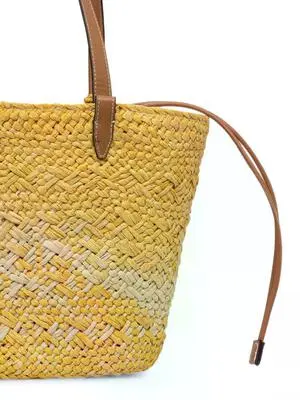 PEDRO DEL HIERRO Large Logo-patch Tote Bag - Yellow