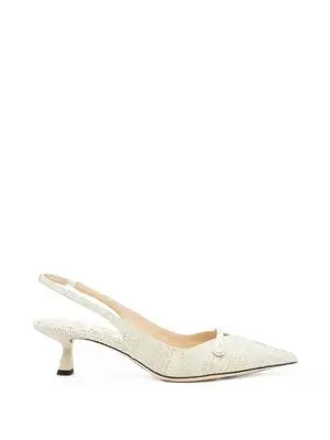 JIMMY CHOO Amita 45 Pumps - Neutrals