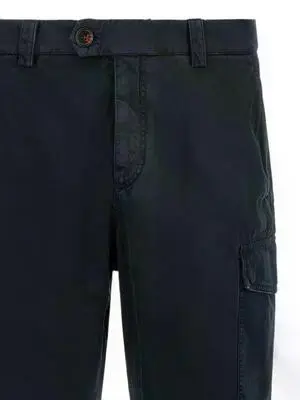 Brunello Cucinelli Garment-dyed Cotton Cargo Pants