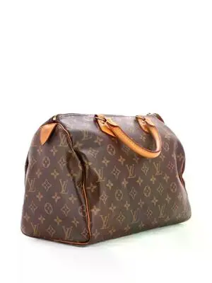 LOUIS VUITTON Speedy Satchel Monogram Canvas - Brown