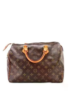 LOUIS VUITTON Speedy Satchel Monogram Canvas - Brown