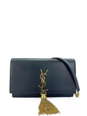 Saint Laurent 2010s Kate Tassel Shoulder Bag - Black