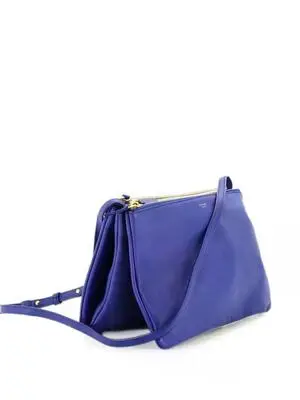 Celine Trio Leather Small Crossbody Bag - Blue
