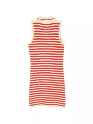 Altuzarra Striped Button-up Dress - Red