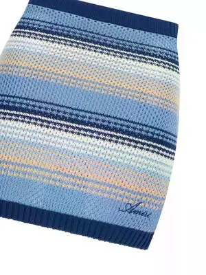 Amiri Striped Mini Skirt